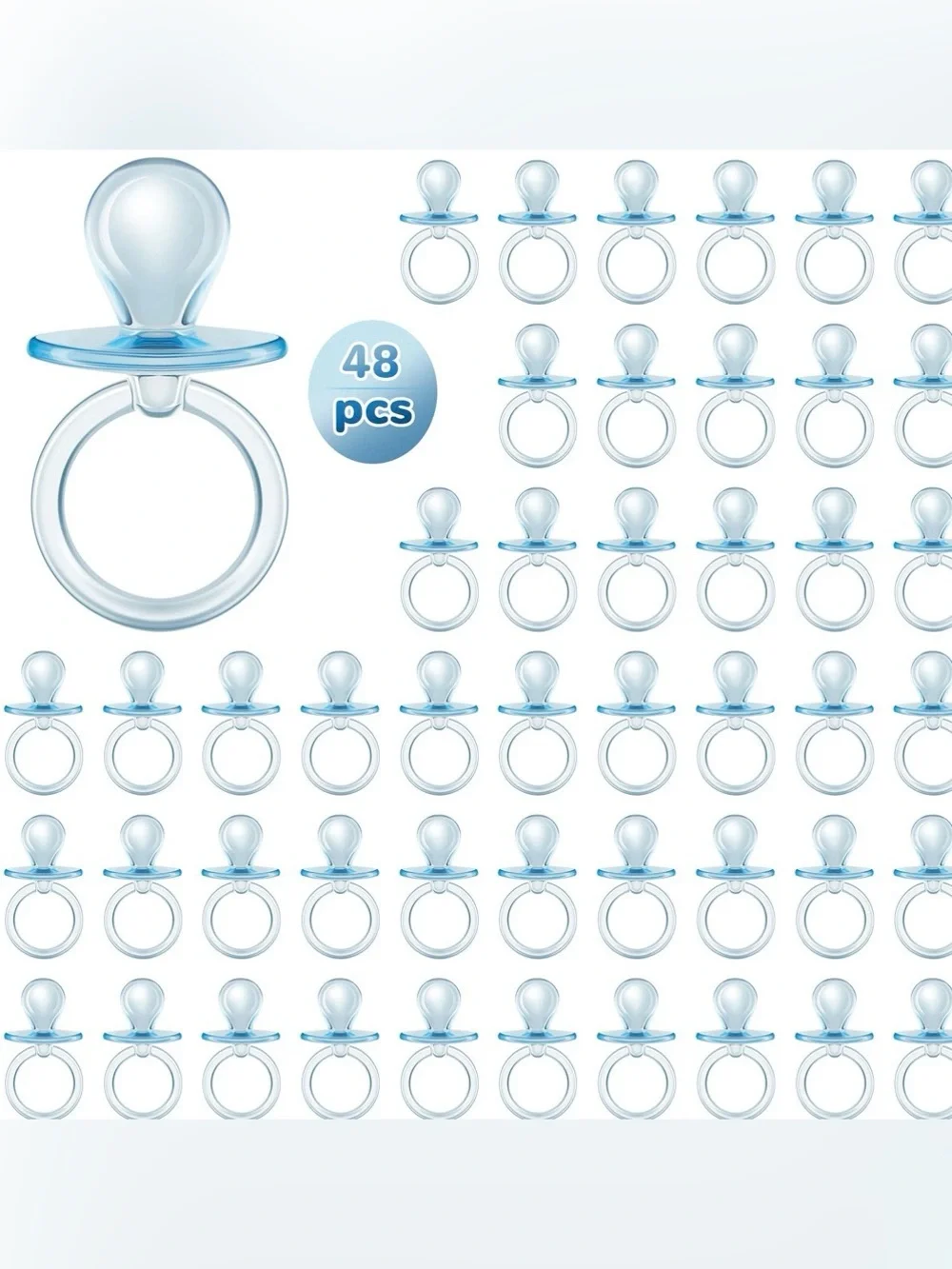 Party Supplies | Blue Pacifier Ring Party Decorations | Poshmark